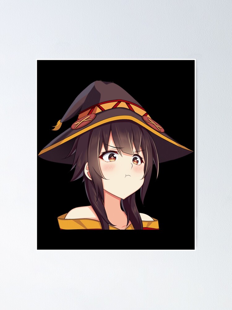 "Megumin pouting face KONOSUBA Classic ." Poster for Sale by ...