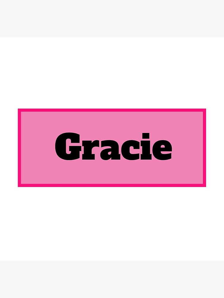 "Gracie Name" Poster for Sale by NameMatters | Redbubble