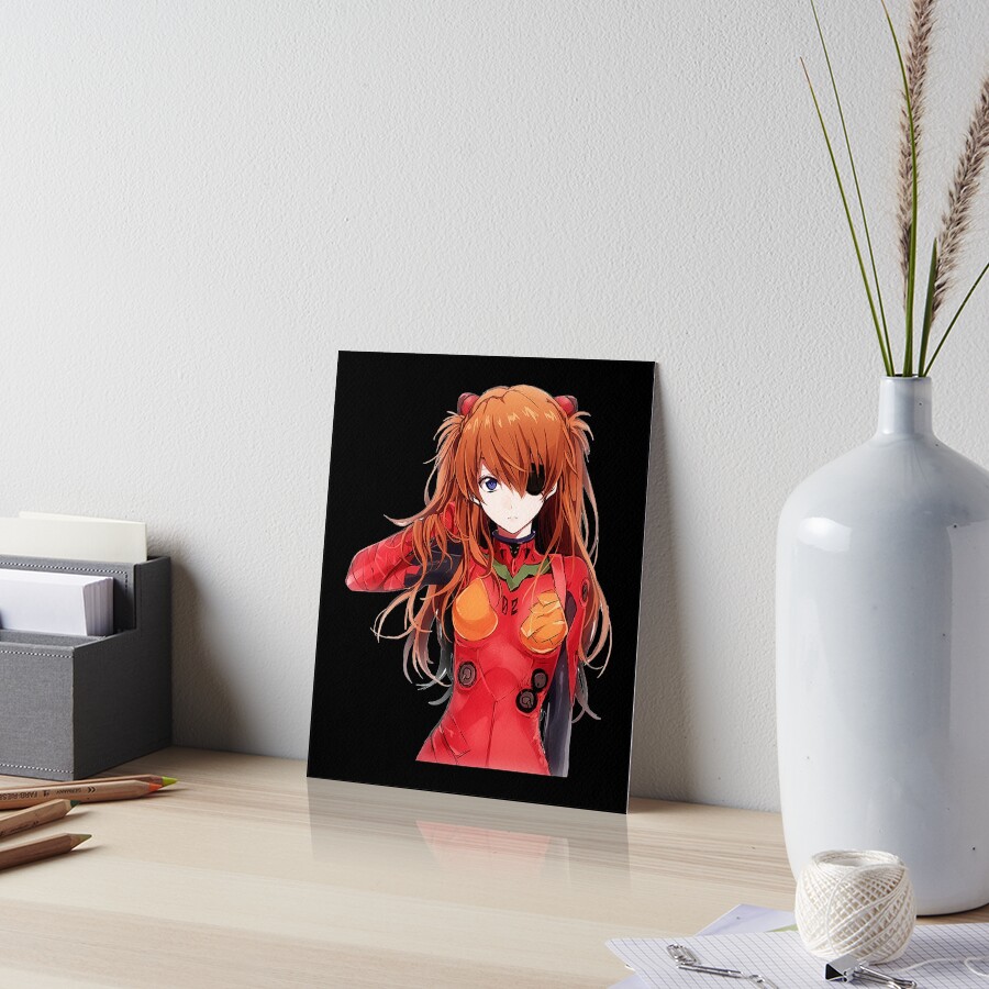 "Asuka - Neon Genesis Evangelion" Art Board Print by LittleDelta ...