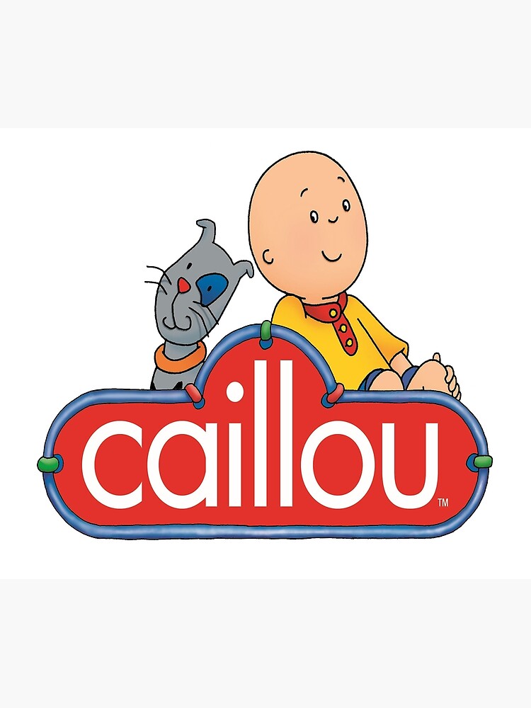 "caillou, caillou and dog" Poster for Sale by Par-kids | Redbubble