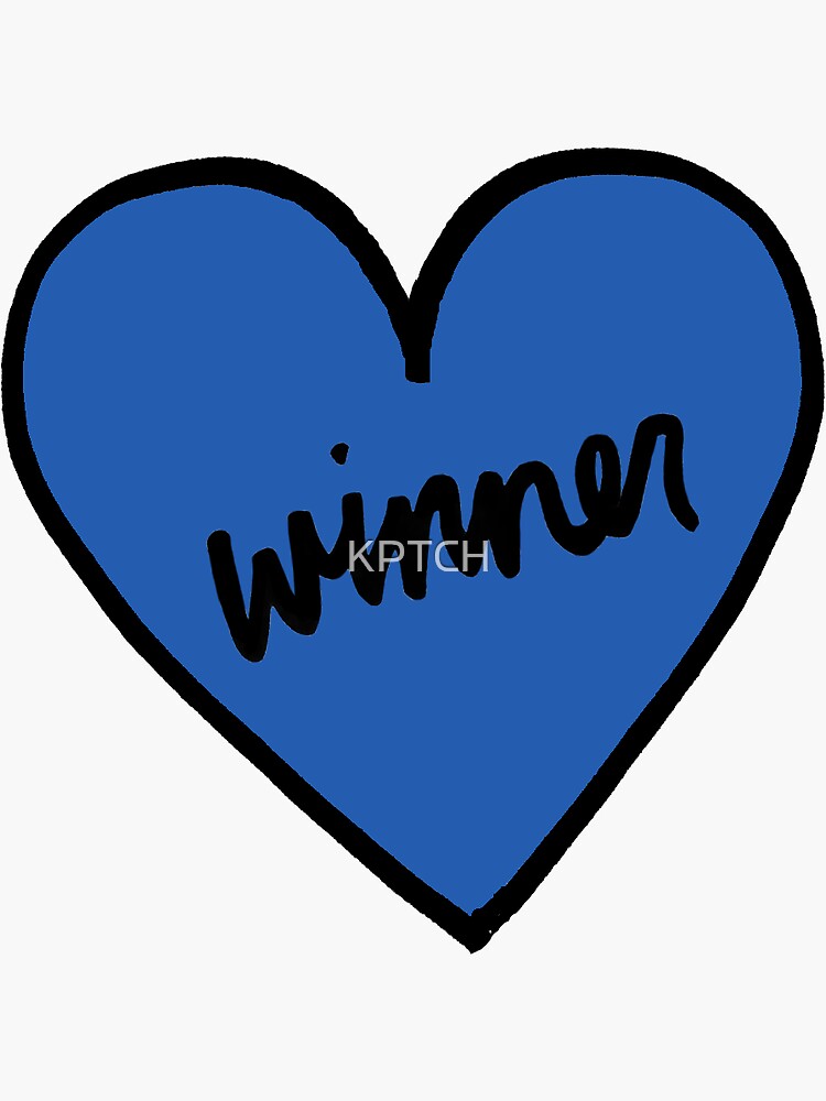 "WINNER Heart Patch kpop" Sticker for Sale by KPTCH | Redbubble