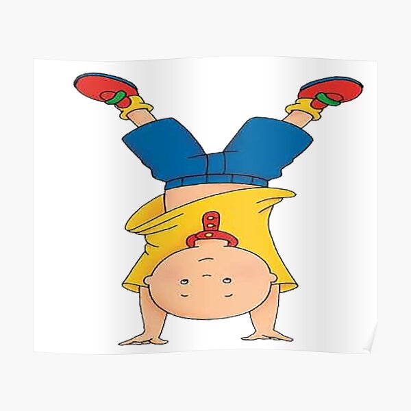 "caillou, caillou and dog" Poster for Sale by Par-kids | Redbubble