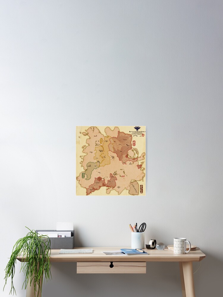 "Kenshi Map" Poster for Sale by ContTraders | Redbubble