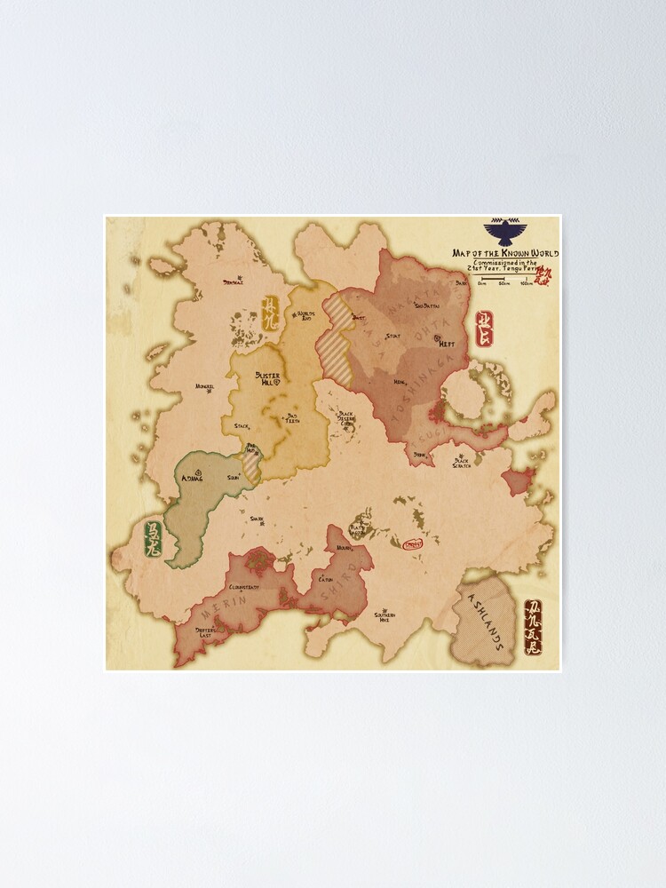 "Kenshi Map" Poster for Sale by ContTraders | Redbubble