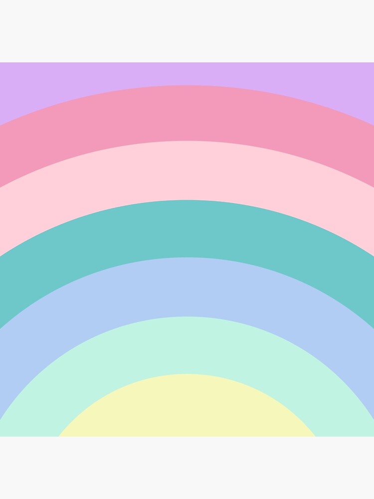 "Pastel Rainbow " Poster for Sale by SimpleBySimple | Redbubble