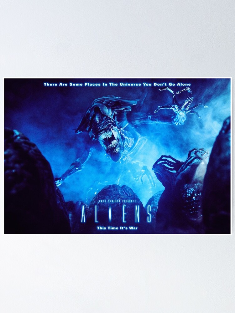 "Aliens (1986)" Poster by AlienFanArt | Redbubble