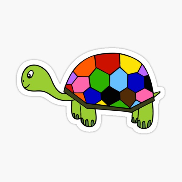 "Rainbow Pride Turtle" Sticker by EllSP | Redbubble