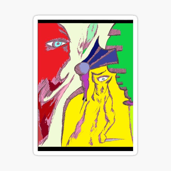 "prophetic protege" Sticker by wormink | Redbubble