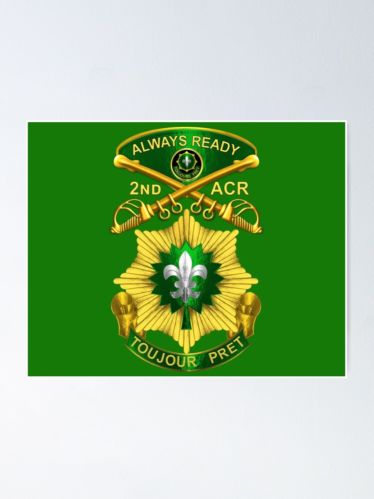 "2nd Armored Cavalry Regiment " Poster for Sale by SoldierAlways ...