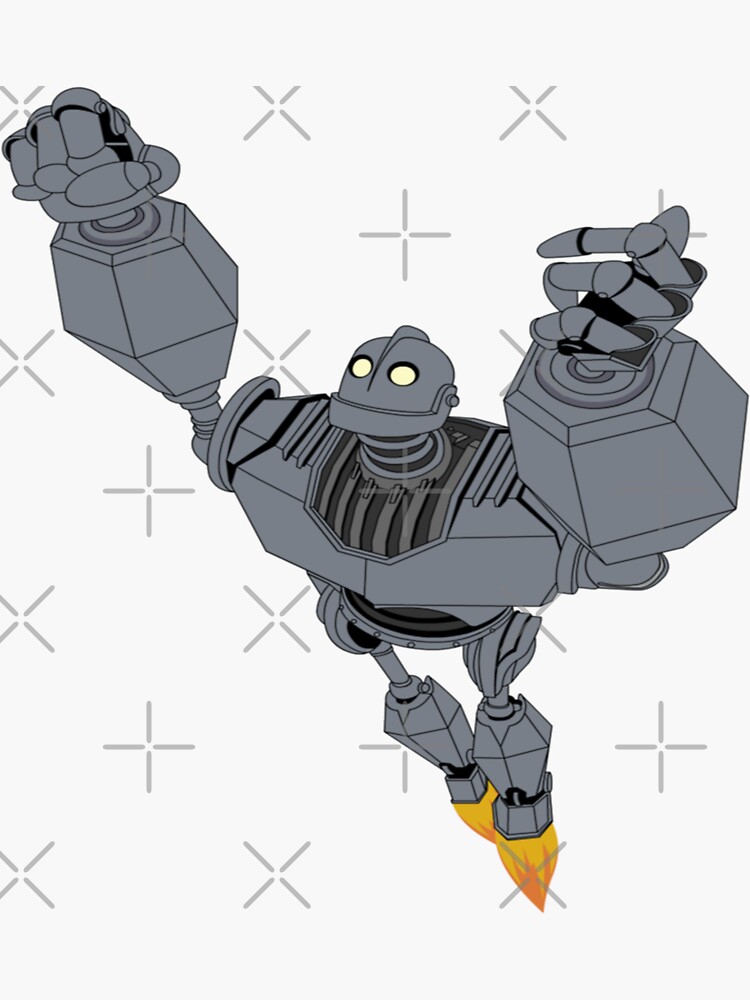 "The Iron Giant" Sticker for Sale by blzabub | Redbubble