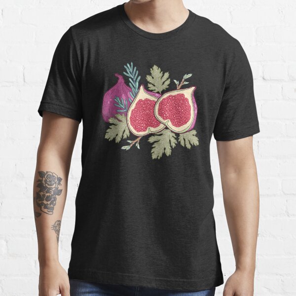 "Dreamy fig garden" T-shirt for Sale by smalldrawing | Redbubble | figs ...