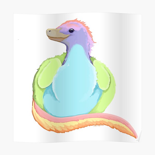 "Peeps Raptor Velociraptor Chick" Poster by ladysparrowhawk | Redbubble
