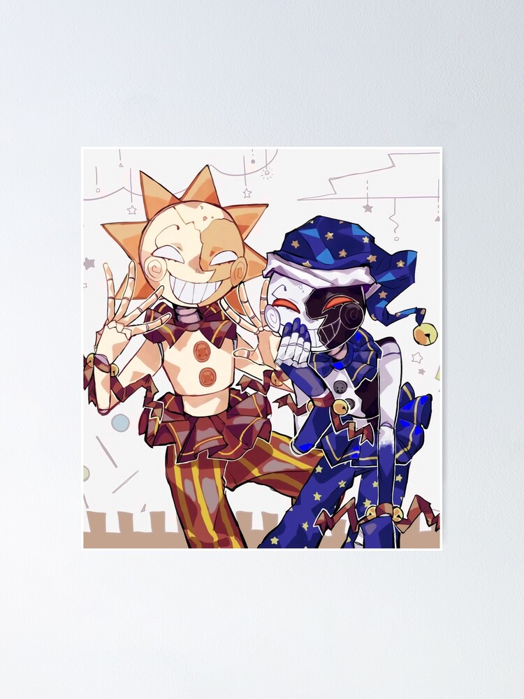 "Sundrop & Moondrop FNAF Security Breach" Poster for Sale by be ...