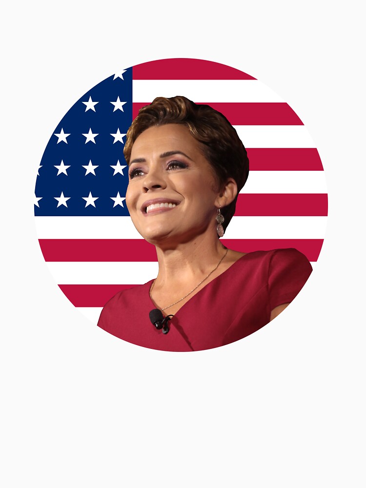 "Kari Lake American Flag" T-shirt for Sale by PoliVault | Redbubble ...