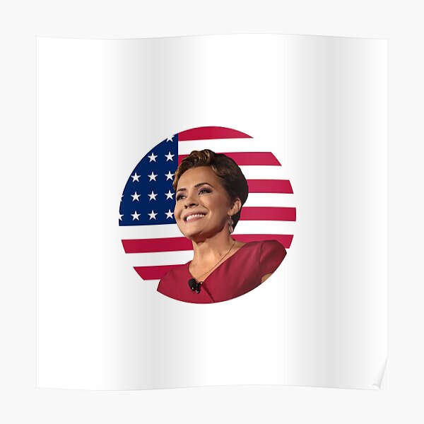 "Kari Lake American Flag" Poster for Sale by PoliVault | Redbubble