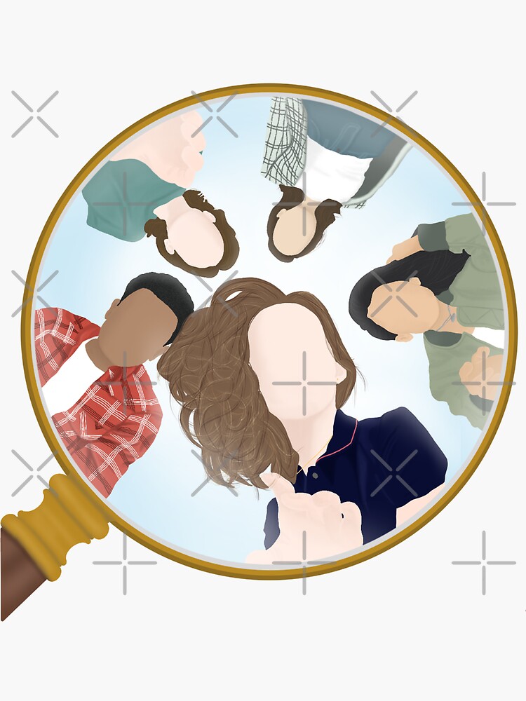 "Nancy Drew" Sticker by Laisketches | Redbubble