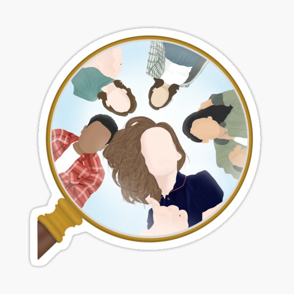 "Nancy Drew" Sticker by Laisketches | Redbubble