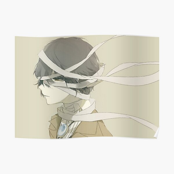 "Sad Dazai" Poster for Sale by Mars-kun | Redbubble