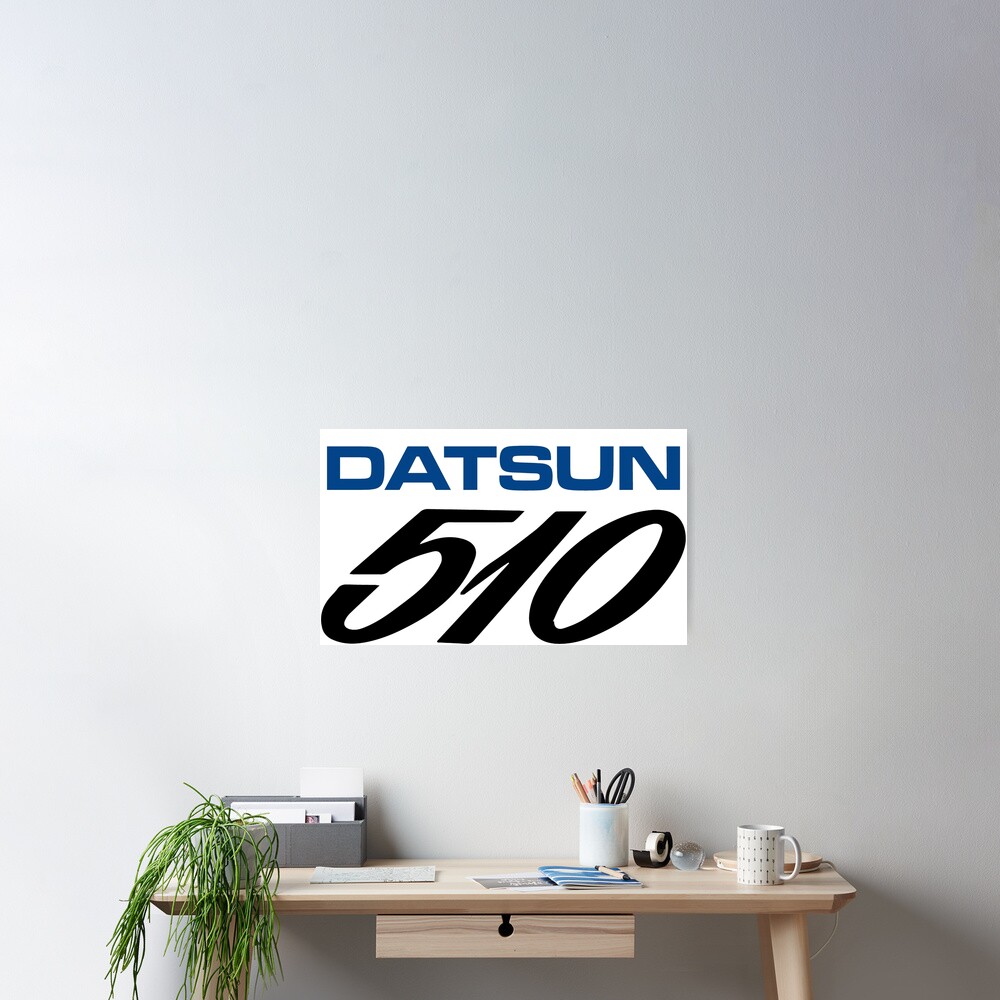 "Datsun 510 Logo Emblem" Poster for Sale by FromThe8Tees | Redbubble