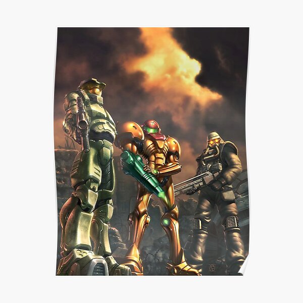 "Doom Three Slayer" Poster for Sale by edithmegoza | Redbubble