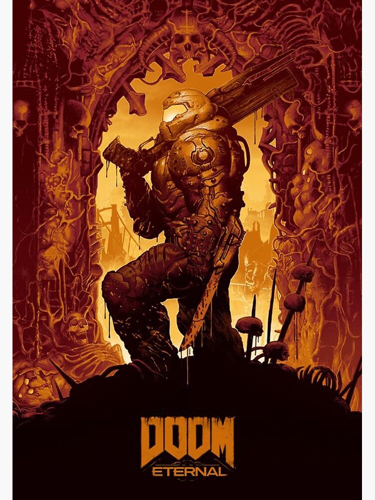 "Doom Eternal Poster" Poster for Sale by edithmegoza | Redbubble