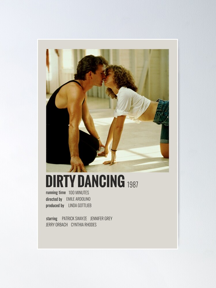 "Dirty Dancing (1987)" Poster for Sale by MoviePolaroid | Redbubble