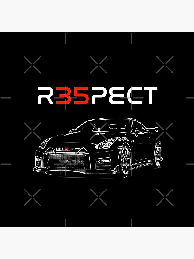 "R35 GTR GT-R Skyline Respect JDM Tuner Drift Racing " Tote Bag for ...