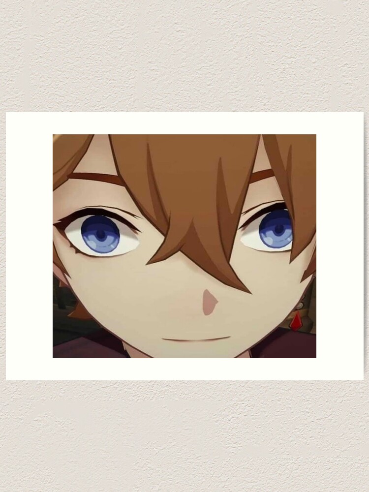 "Childe (Tartaglia) Face Meme" Art Print for Sale by Snop77 | Redbubble