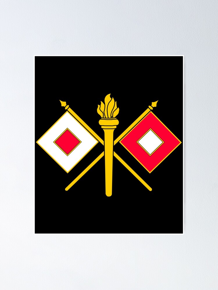 "Signal Corps - Branch Insignia (United States Army) Classic ." Poster ...
