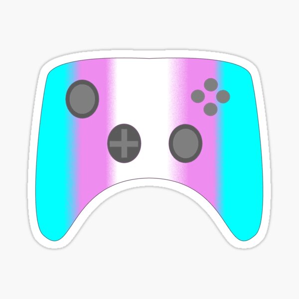 "Transgender Gamer" Sticker by Harmony-Fox | Redbubble