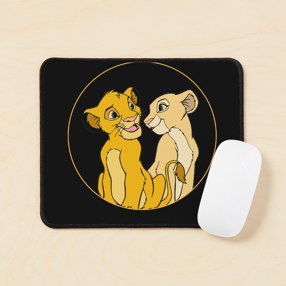 "Simba and Nala - Lion King" Sticker for Sale by RMelissart | Redbubble