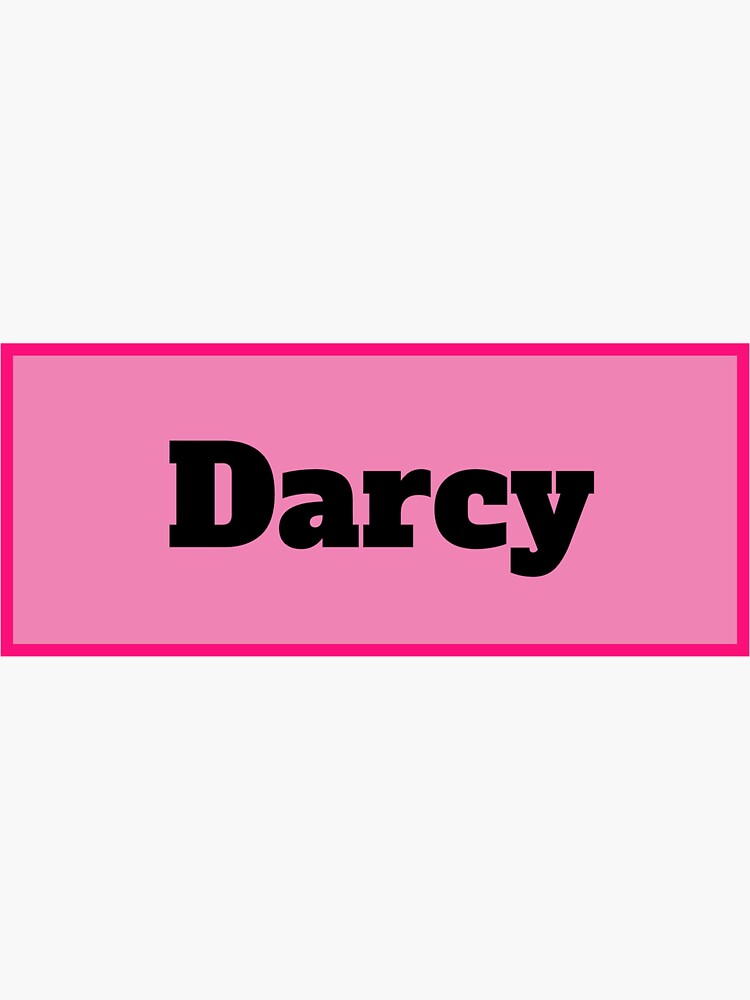 "Darcy Name " Sticker by NameMatters | Redbubble