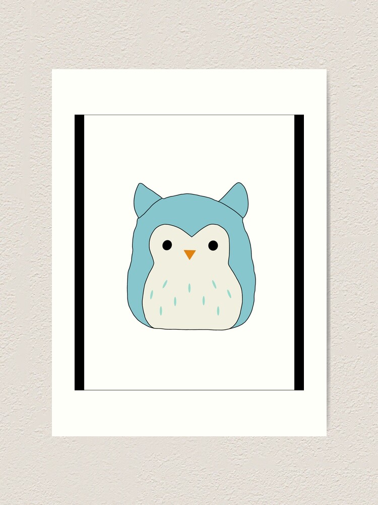 "Winston the Owl Squishmallow Sticker Classic ." Art Print for Sale by ...