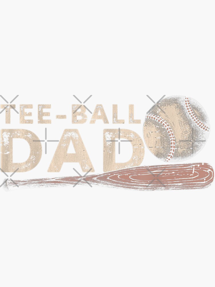 "Mens Tball Dad Shirt, T-Ball Dad Tee Ball Daddy Sport Fathers Day ...