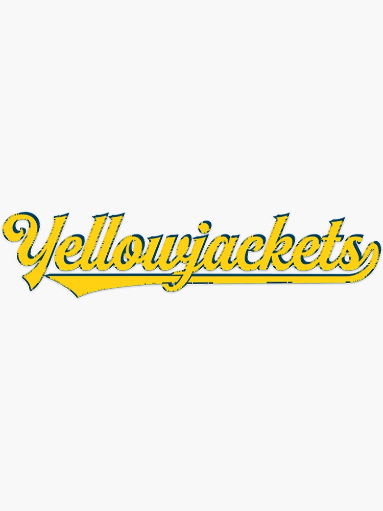"Yellowjackets logo classic t shirt" Sticker by lanaelus8016 | Redbubble