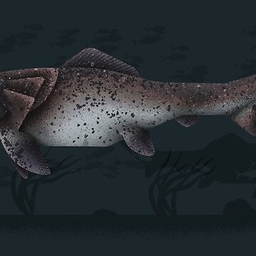 "Dunkleosteus" Sticker for Sale by Emily Higgs | Redbubble