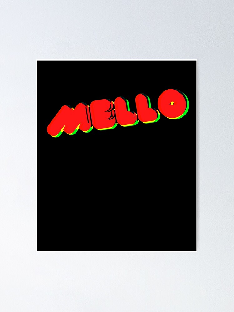 "Mello design for apparel and gifts, by Razor's Dream" Poster by Razors ...