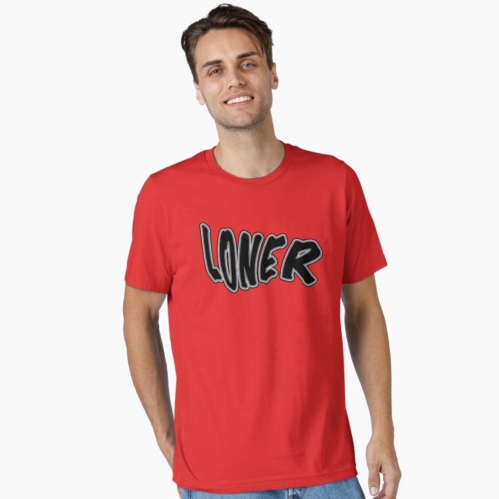 "LONER in Word Art" Sticker for Sale by janraydesigns | Redbubble