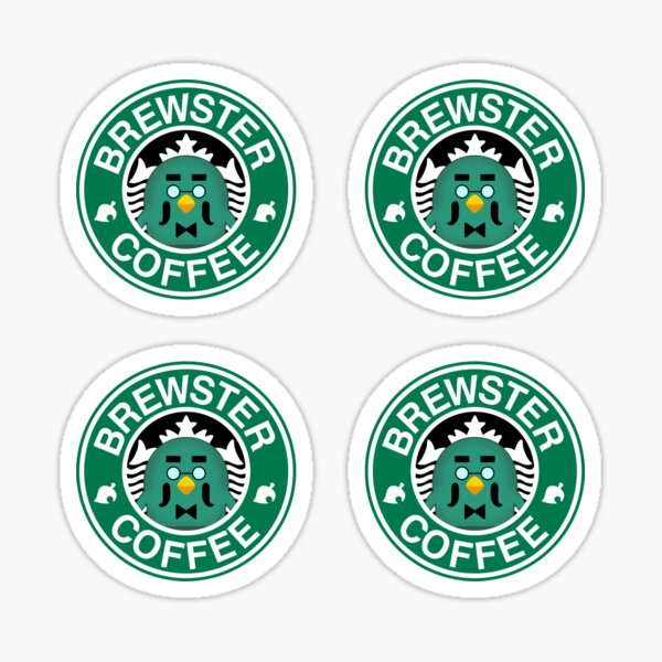 "Brewster Coffee Logo Pack" Sticker for Sale by takenoko-3 | Redbubble