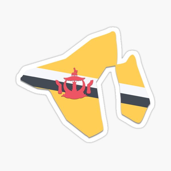 "Brunei" Sticker for Sale by FlatFlags | Redbubble