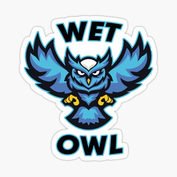 "Wet Owl Meme" Sticker for Sale by senpaibunny | Redbubble