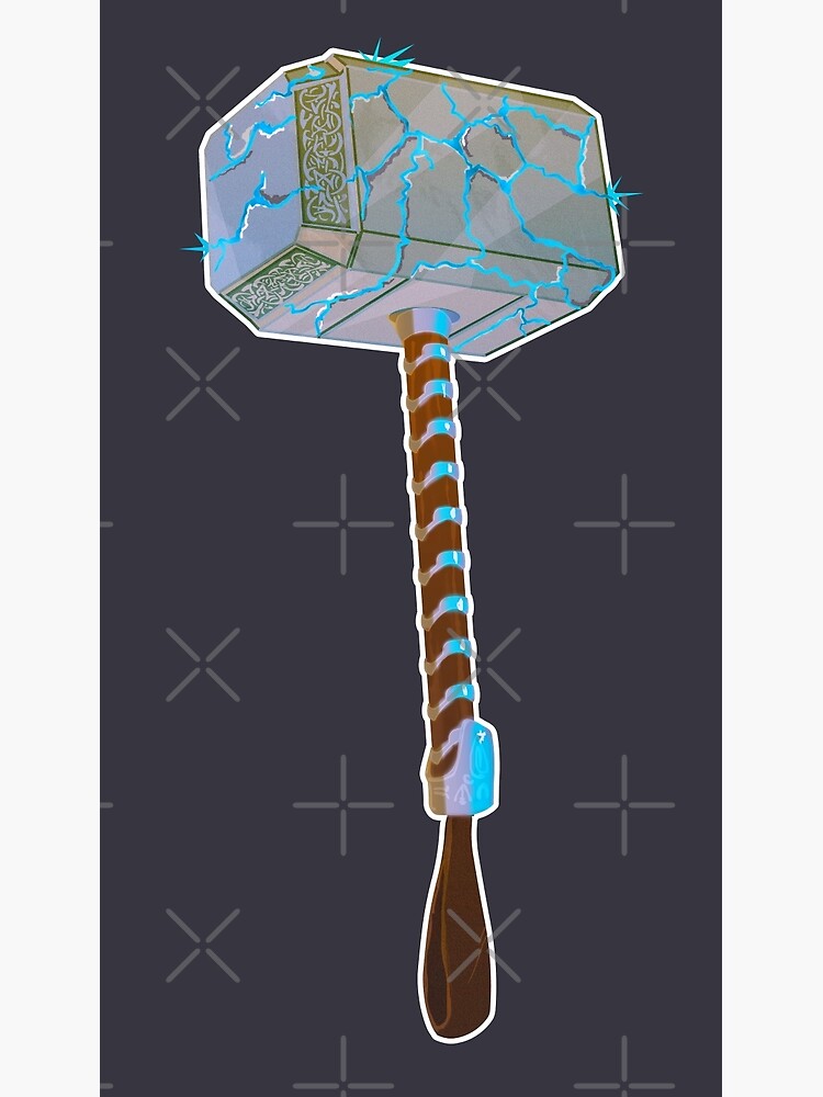 "Mjolnir reforged" Poster for Sale by RackhamGreg | Redbubble