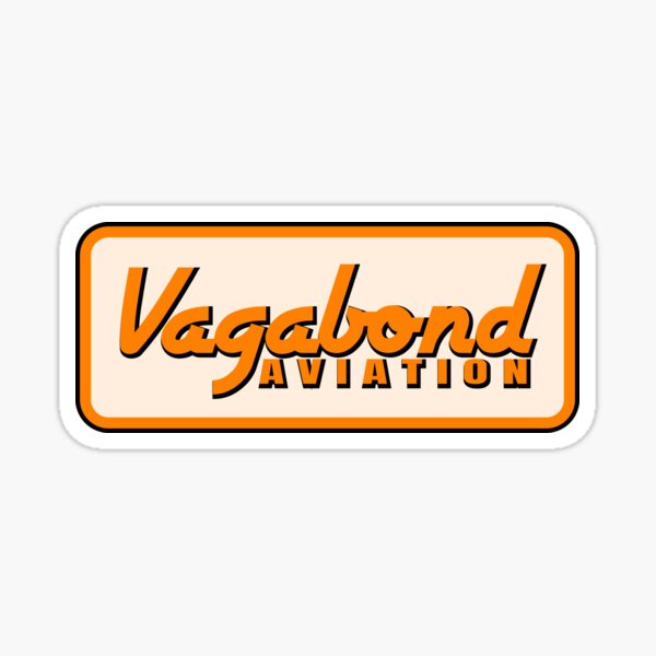 "Vagabond" Sticker by AppalachAviate | Redbubble