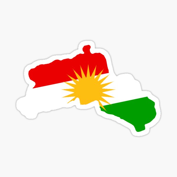 "KURDISTAN Map" Sticker for Sale by KurdishShops | Redbubble