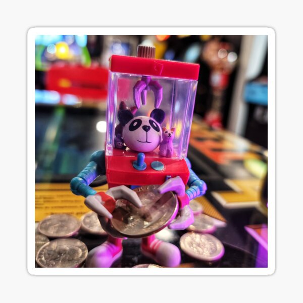 "Claw Machine" Sticker by Buffaloseven | Redbubble