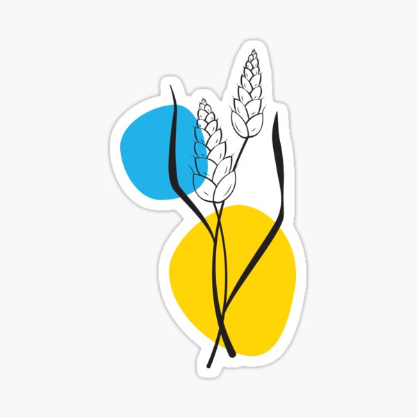 "Print | Wheat" Sticker by mariline-design | Redbubble