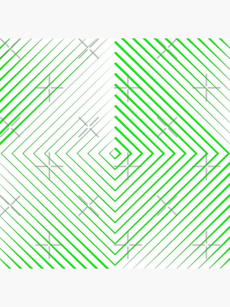 Lámina fotográfica «Verde neón, ilusión óptica, degradado de color ...