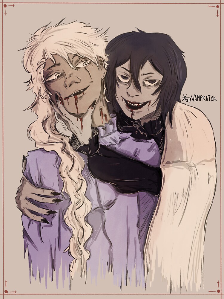 "Fyodor and Nikolai Vampire BSD" Sticker for Sale by vampratxk | Redbubble