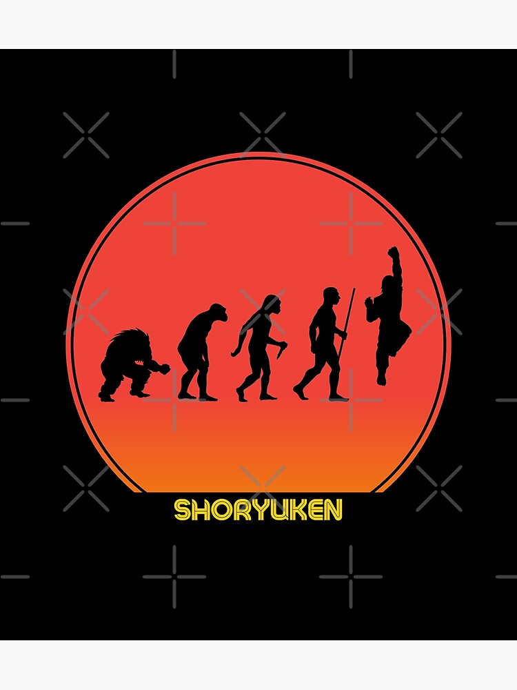 "Evolution of Shoryuken" Poster for Sale by Arju-Sirius | Redbubble