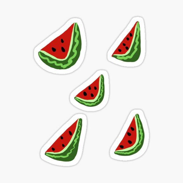 "watermelon sticker pack" Sticker by fill14sketchboo | Redbubble